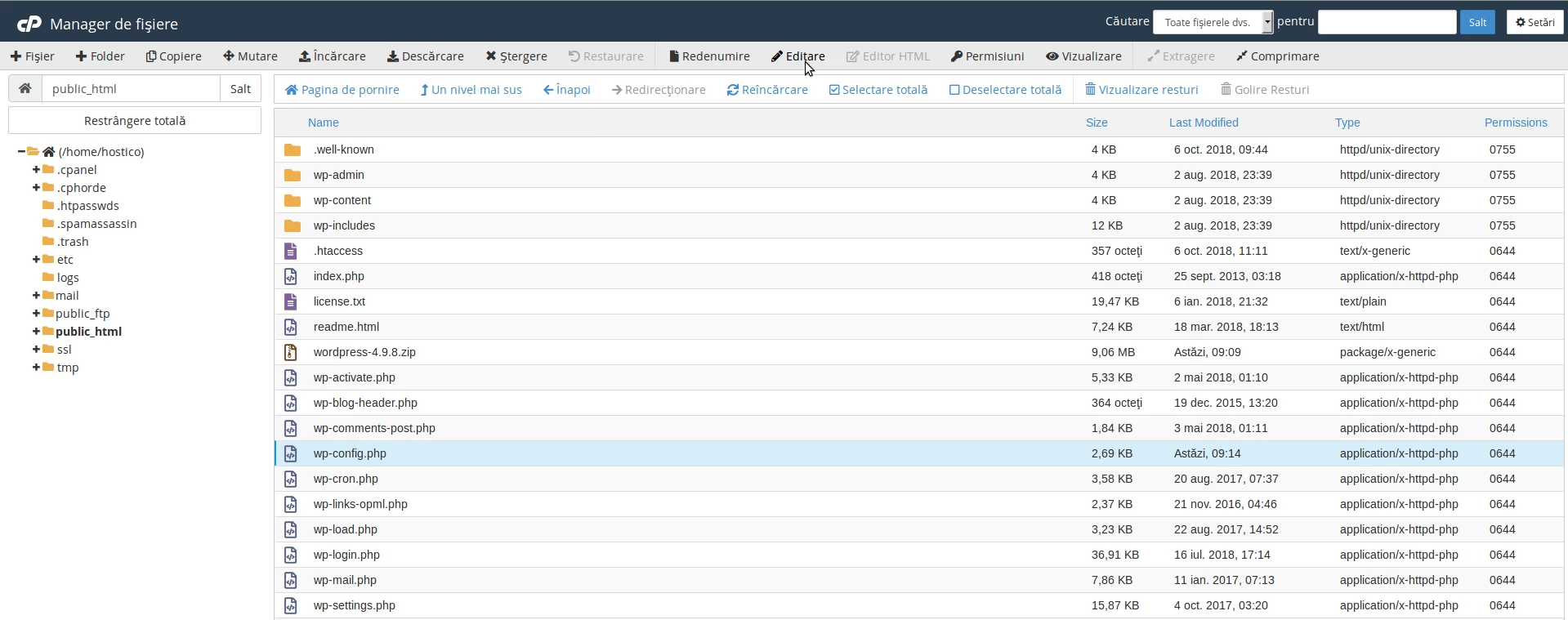 Manual WordPress migration | Hostico