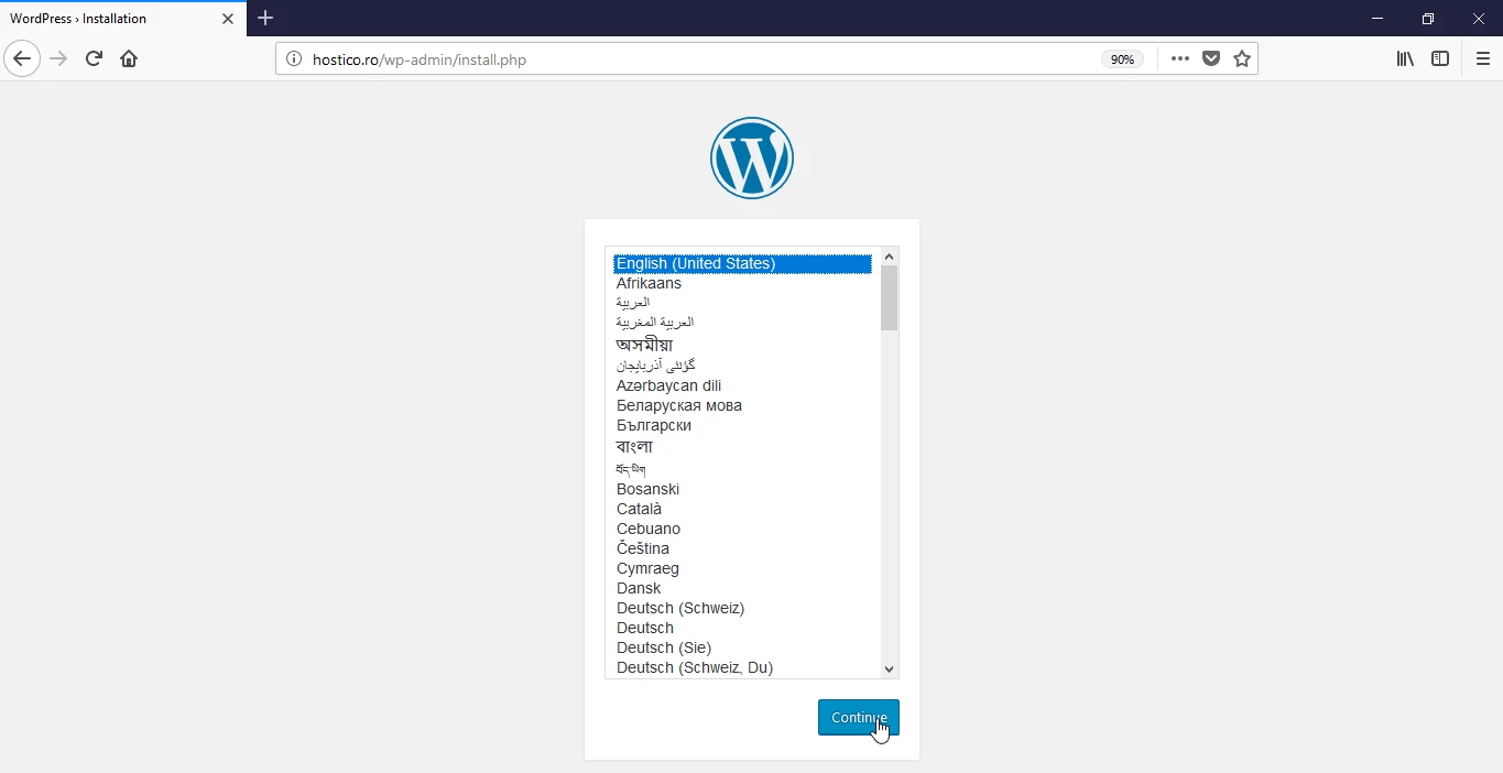 Manual WordPress Installation | Hostico